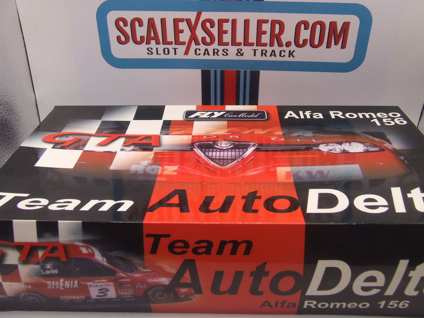 Fly Slot Car GTA Team AutoDelta Alfa Romeo 156 Fia 2003 boxed full set ...