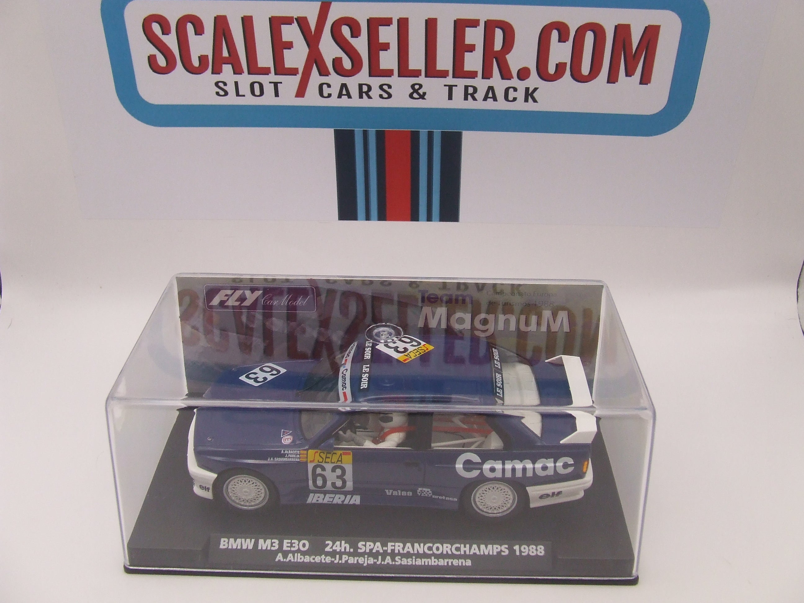 Fly E1701 BMW M3 E30 24H Spa Francorchamps 1988 1:32 Slot Car ...